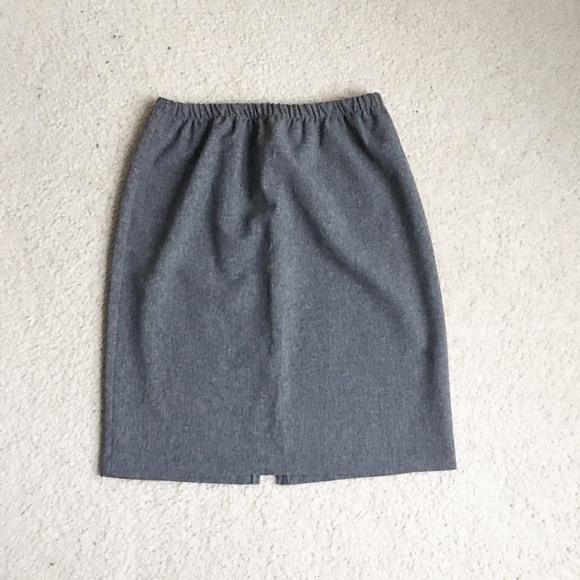 Skirts | Gray Pencil Skirt Made In Usa New | Poshmark